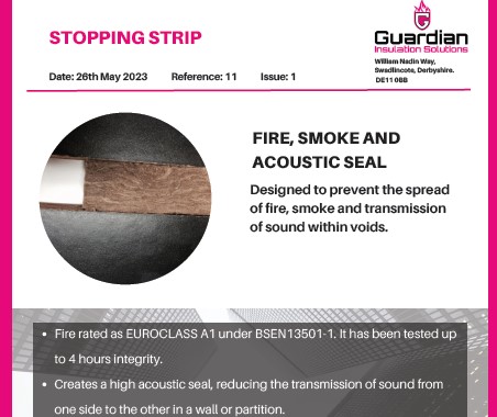 Fire Stopping Solutions | Prevent Fire and Smoke Spread | Guardian Insulation Solutions
